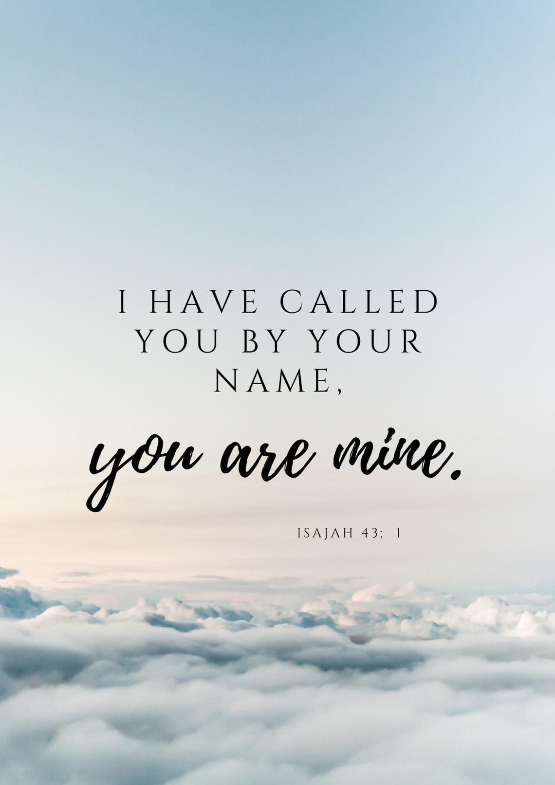 Custom Bible Verse Printable Wall Art, DIGITAL Printable Bible Verses ...