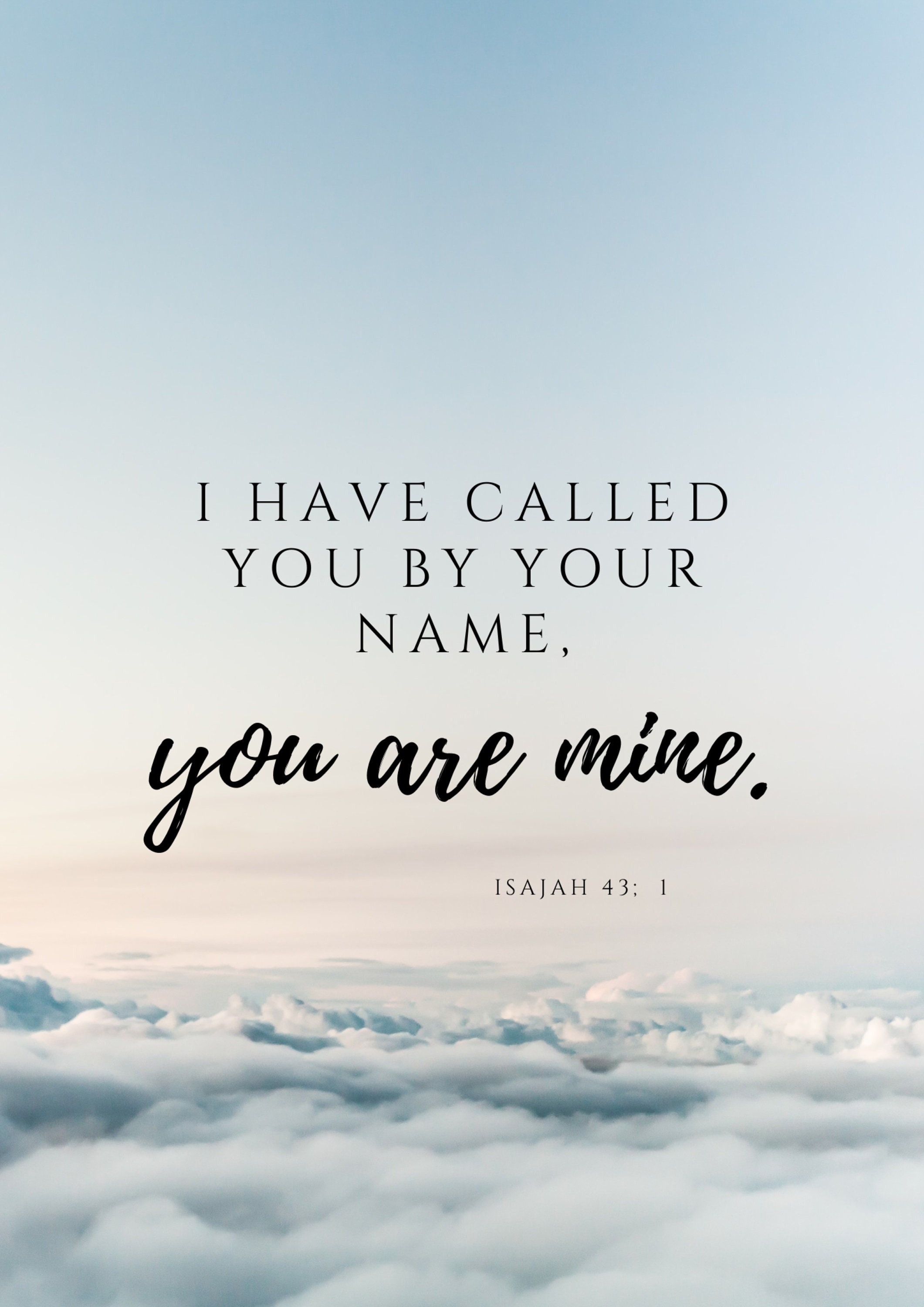 Custom Bible Verse Printable Wall Art, DIGITAL Printable Bible Verses ...