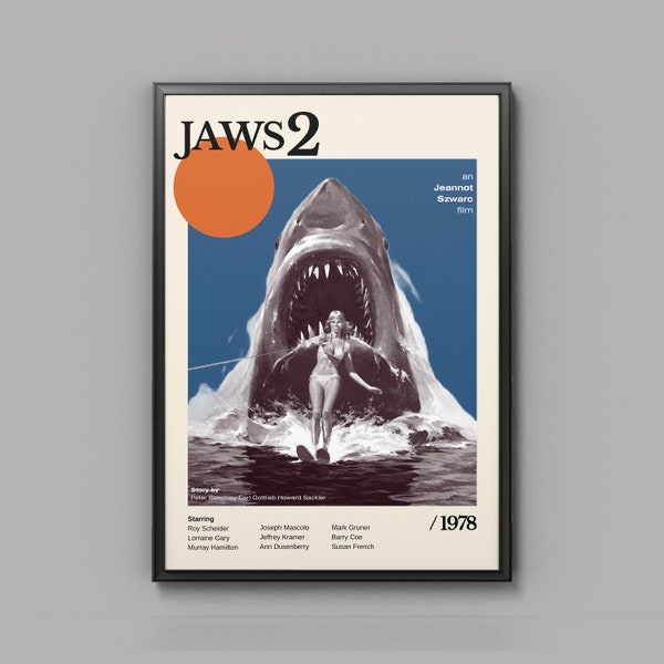 Jaws Poster - Etsy