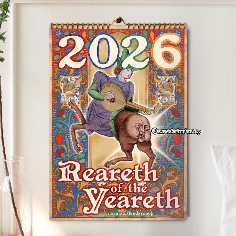 Butt Calendar - Etsy