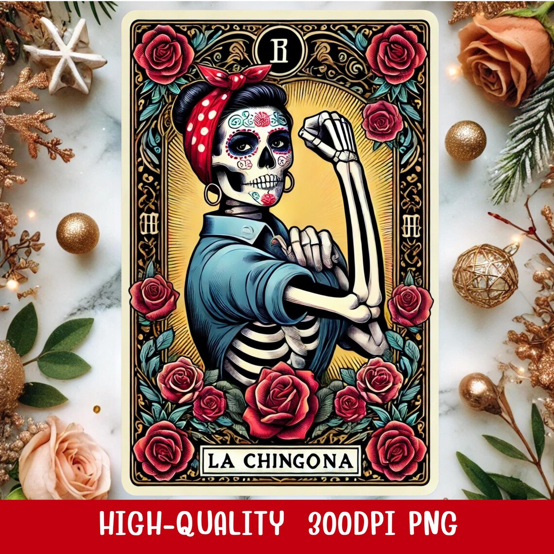 La Chingona Tarot Card PNG – Instant Download | Feminine Empowerment ...