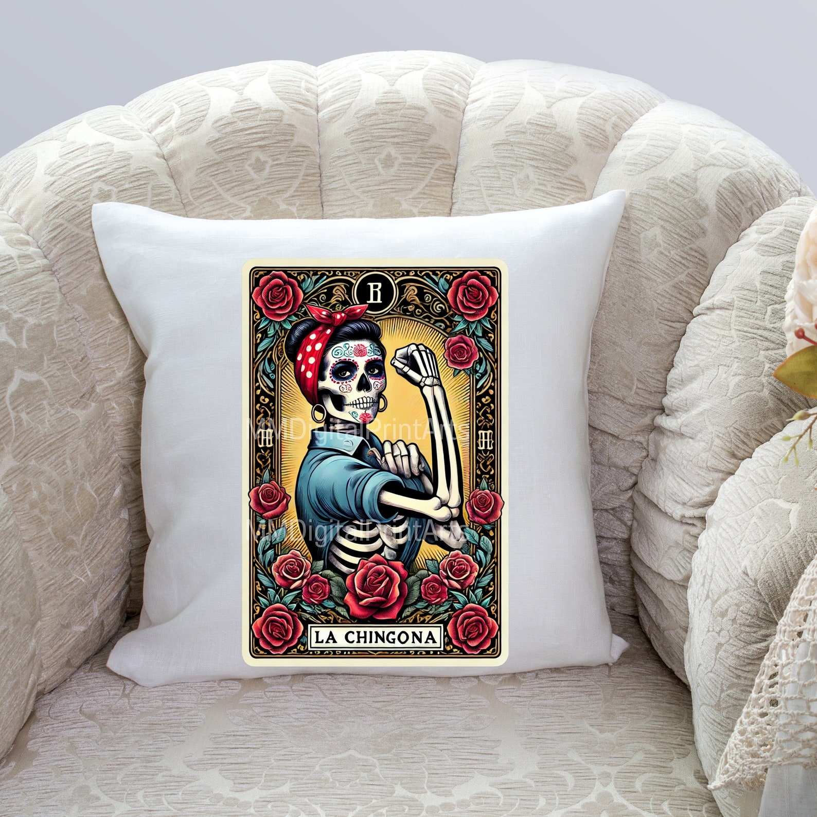 La Chingona Tarot Card PNG – Instant Download | Feminine Empowerment ...