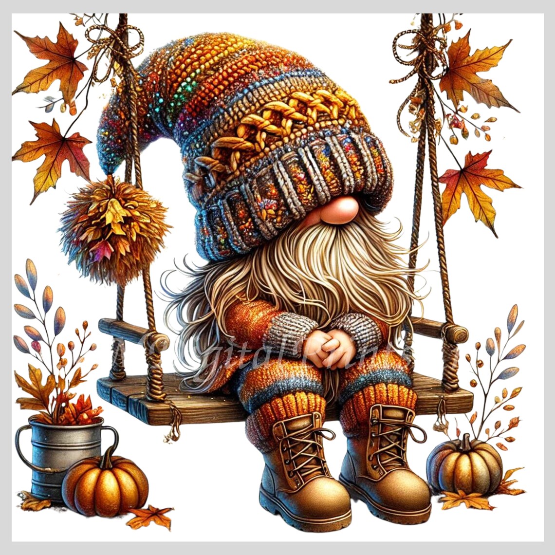 Fall Gnomes PNG Bundle | Happy Thanksgiving Gnome Clipart | Autumn ...
