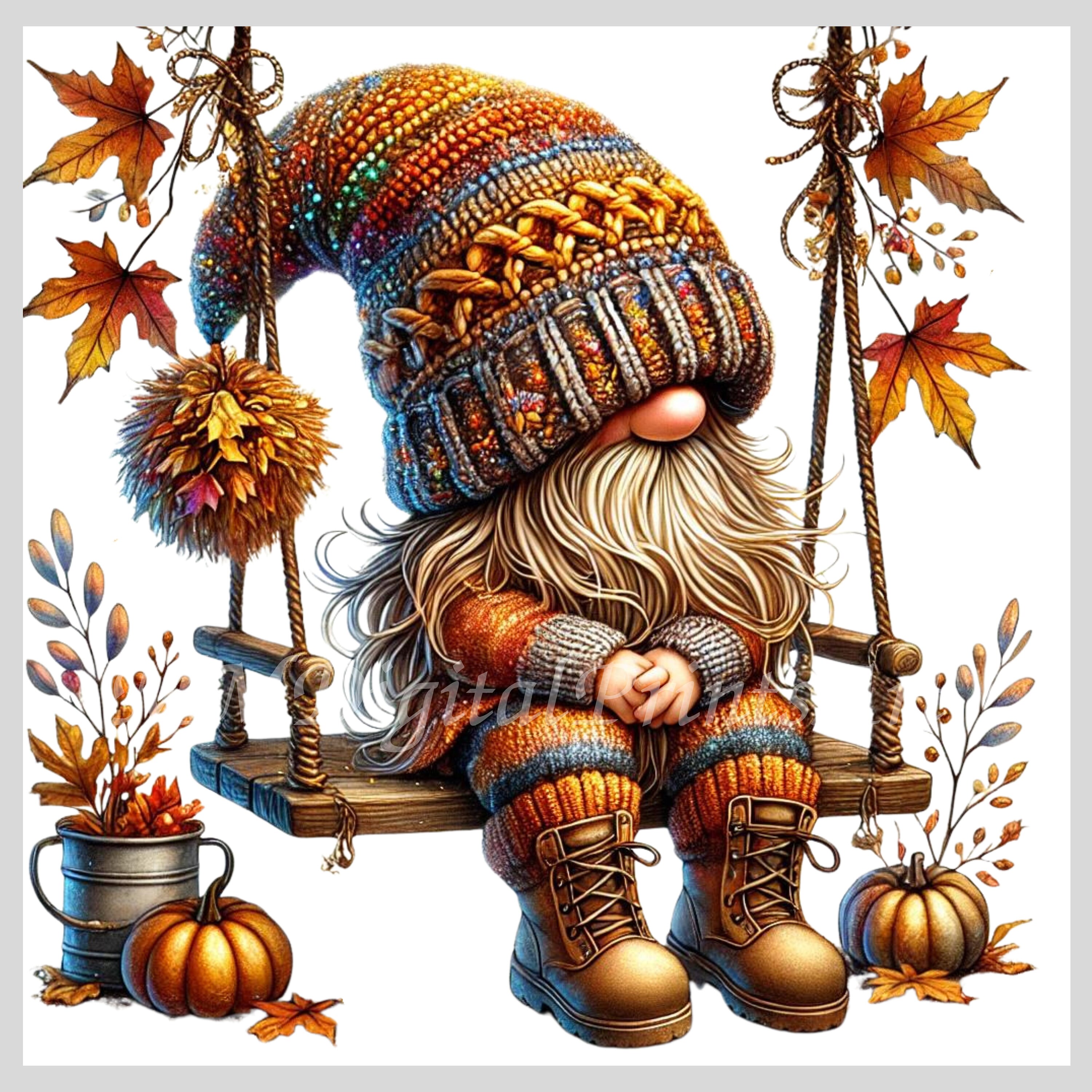 Fall Gnomes PNG Bundle | Happy Thanksgiving Gnome Clipart | Autumn ...