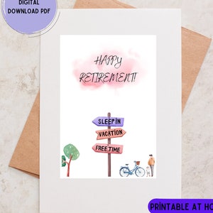 Printable Retirement Card, Retirement Card, Printable Retirement, Nurse ...