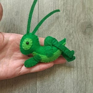 Handmade Felt Mini Bugs, Felt Bug Collection Butterfly, Bee, Fly ...