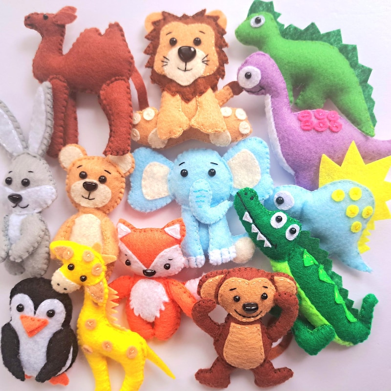 Felt Animals - Etsy