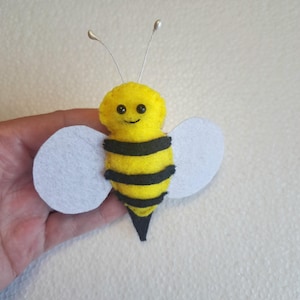 Handmade Felt Mini Bugs, Felt Bug Collection Butterfly, Bee, Fly ...