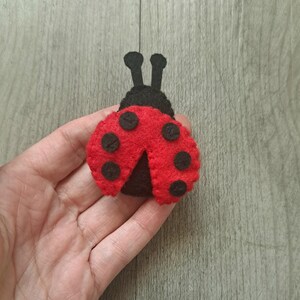 Handmade Felt Mini Bugs, Felt Bug Collection Butterfly, Bee, Fly ...