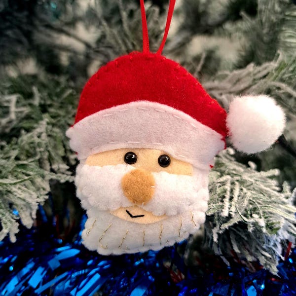 Felt Santa - Etsy