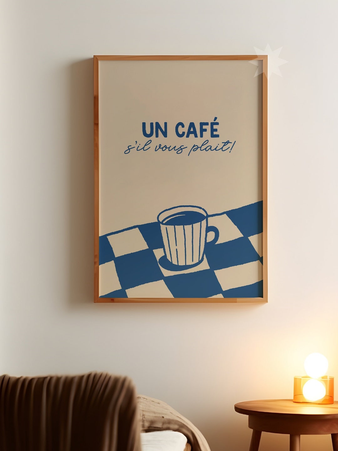 Coffee Cafe Print | French Paris Cafe Poster | Retro Kitchen Wall Art ...