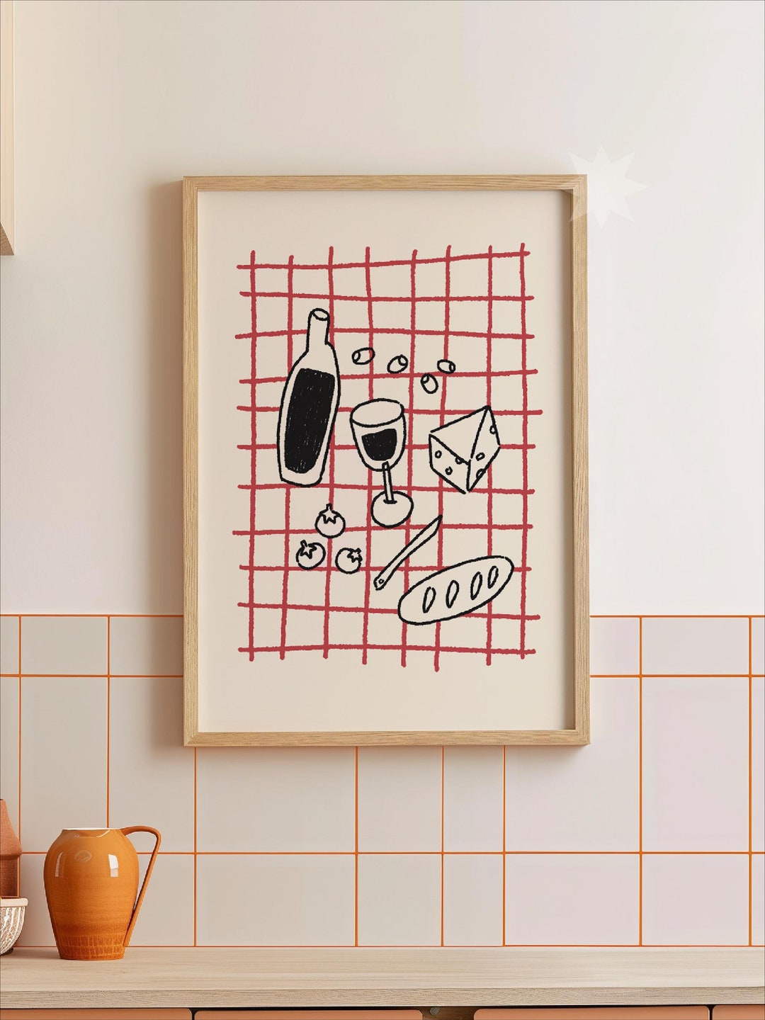 Food Lover Print | Trendy Kitchen Poster | Foodie Print | Italian ...