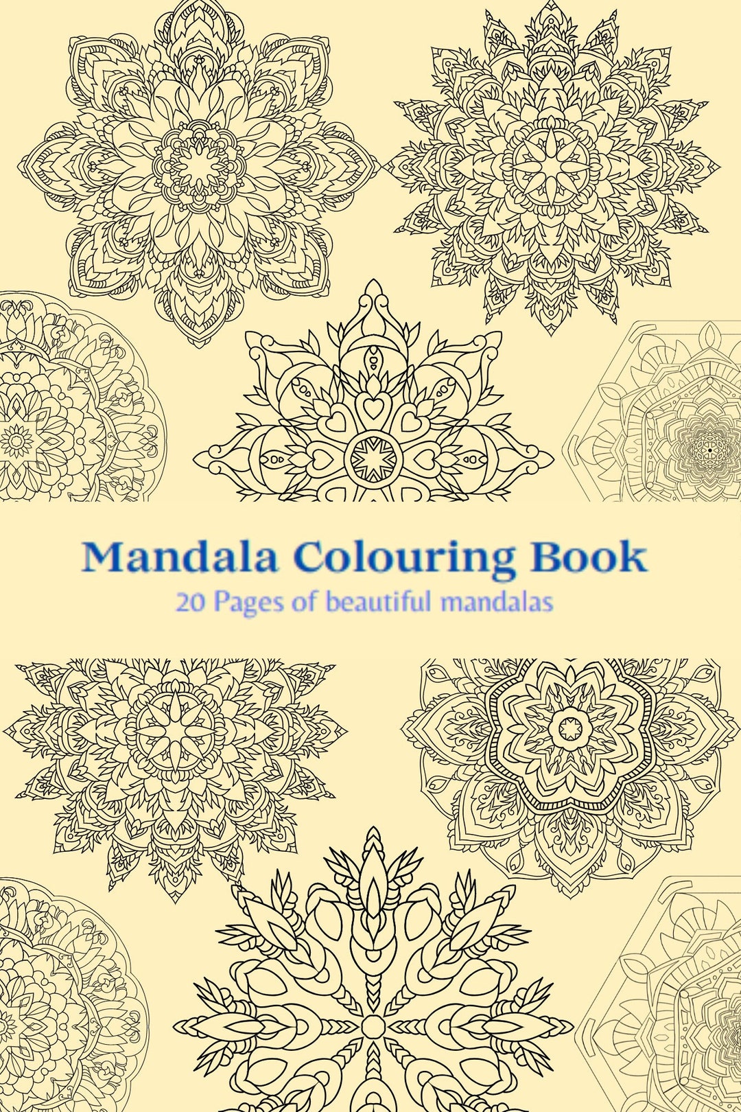 Mandala Coloring Book | Mandala | Relaxing Coloring Book | 20 Printable ...