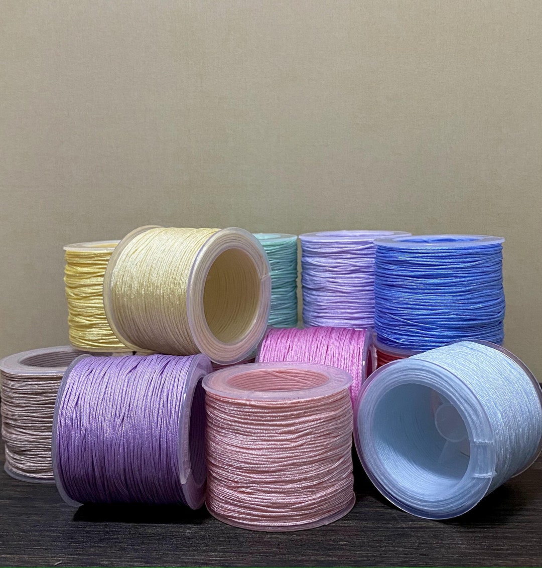 0.8mm Nylon Thread Chinese Knot Braided Thread Beading - Etsy