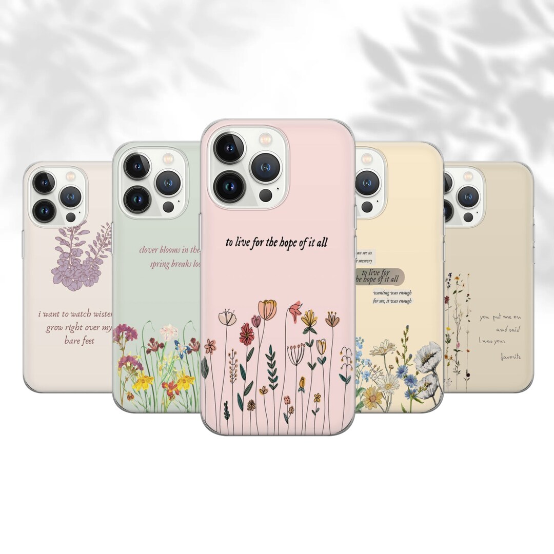 Taylor Swift Phone Case Folklore Cover for iPhone 15 Pro 14 13 12 11 Xr ...