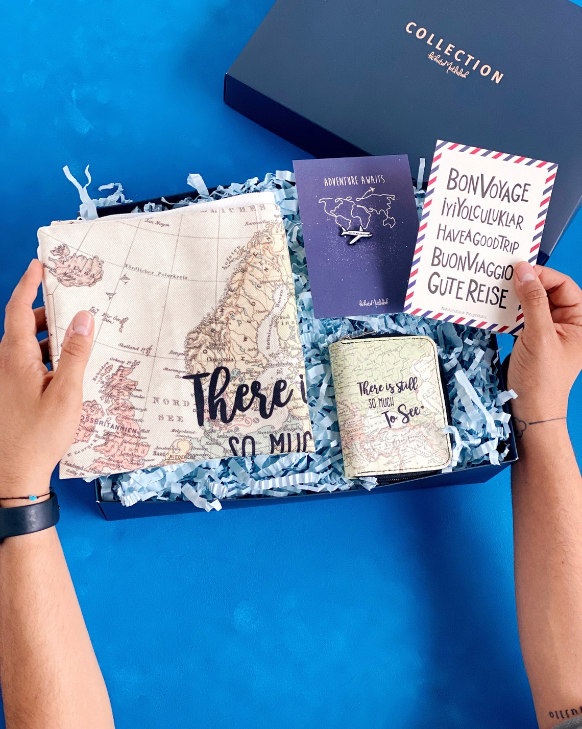 Bon Voyage Gift Box Inspiring Wanderlust and Adventure for Travel Lover ...