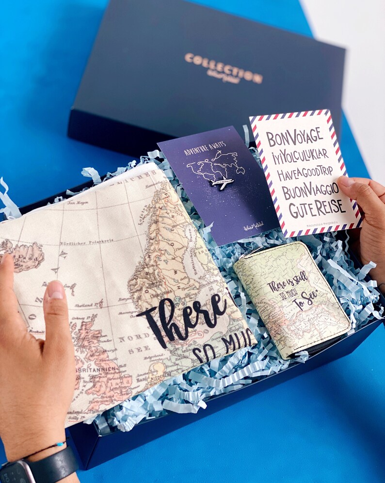 Bon Voyage Gift Box Inspiring Wanderlust and Adventure for Travel Lover ...