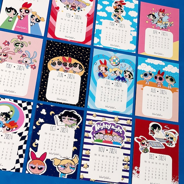 Girls Desk Calendar - Etsy