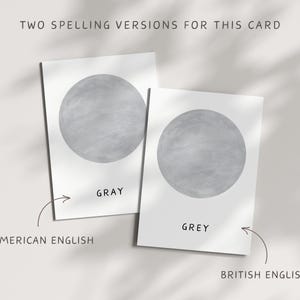 Printable Flashcards,color Flashcards,flashcards,montessori Cards ...