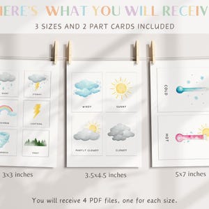 Printable Flashcards,weather Flashcards,flashcards,montessori Cards ...