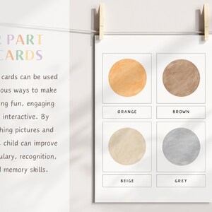 Printable Flashcards,color Flashcards,flashcards,montessori Cards ...