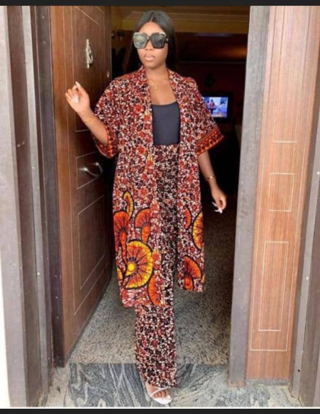 African Kimono, Ankara Kimono, African Jacket, African Print Kimono ...