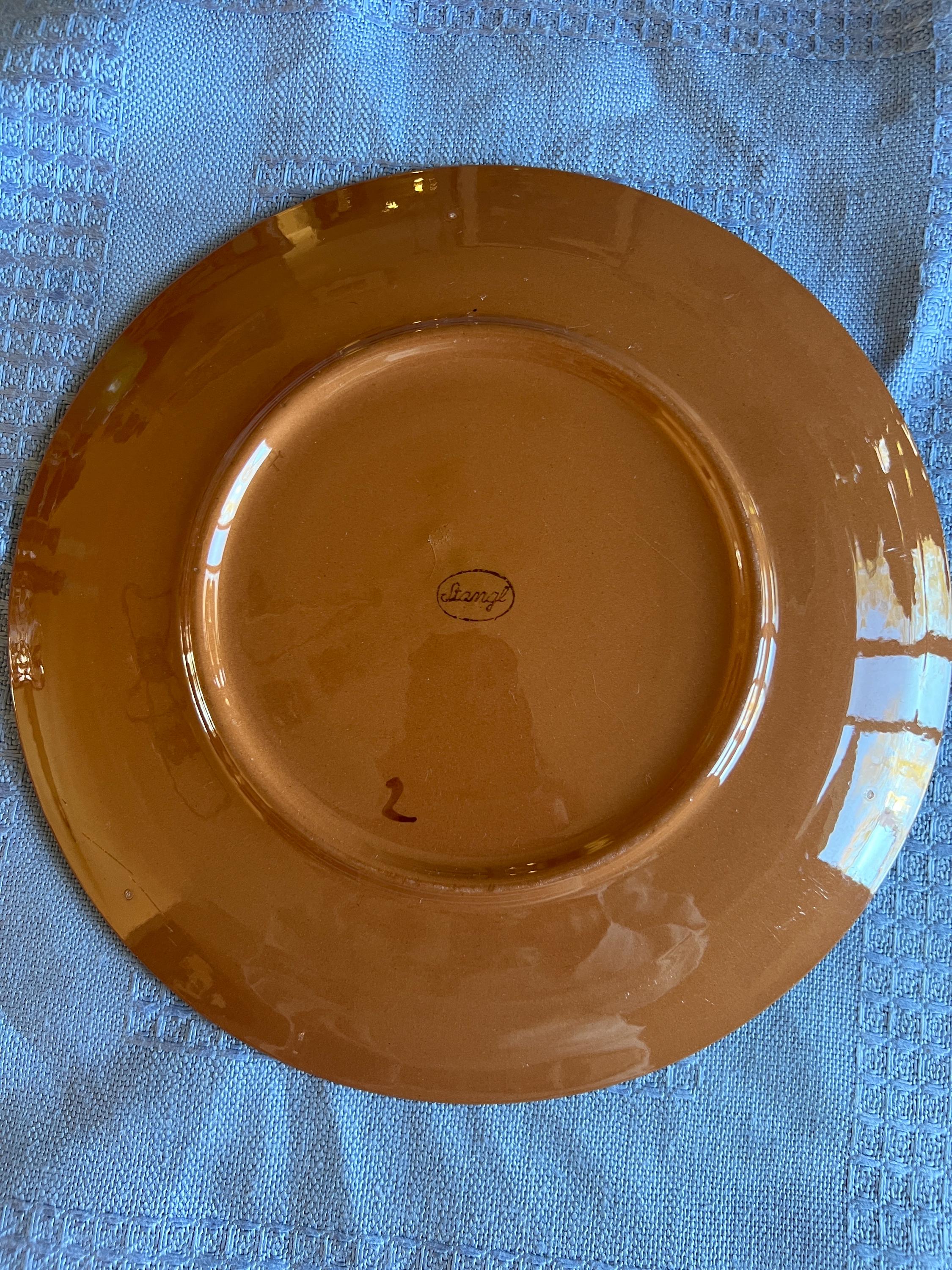 Rare Stangl Pottery Daffodil and Blueberry Plates - Etsy