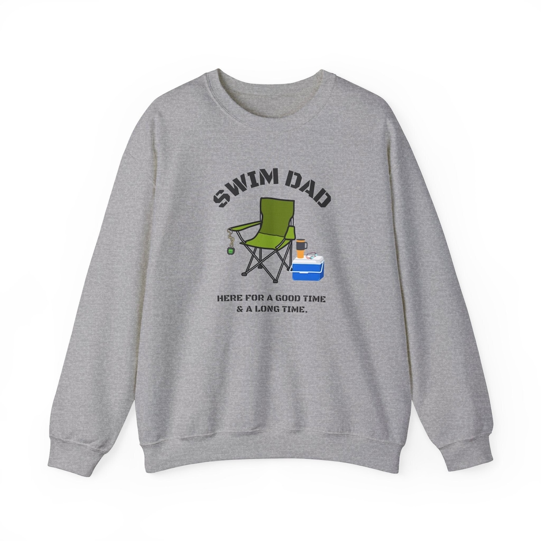 Swim Dad Sweatshirt, Swim Dad, Father's Day Gift, Swimming Sweatshirt ...