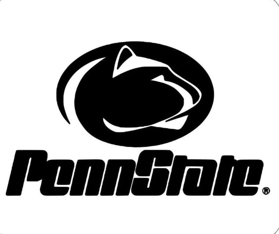 Penn State Removable Window Decal. Car Window Cling - Etsy