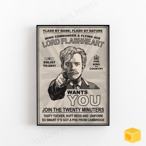 BLACKADDER Goes Forth, Lord Flashheart Wants You, the Twenty Minuters ...