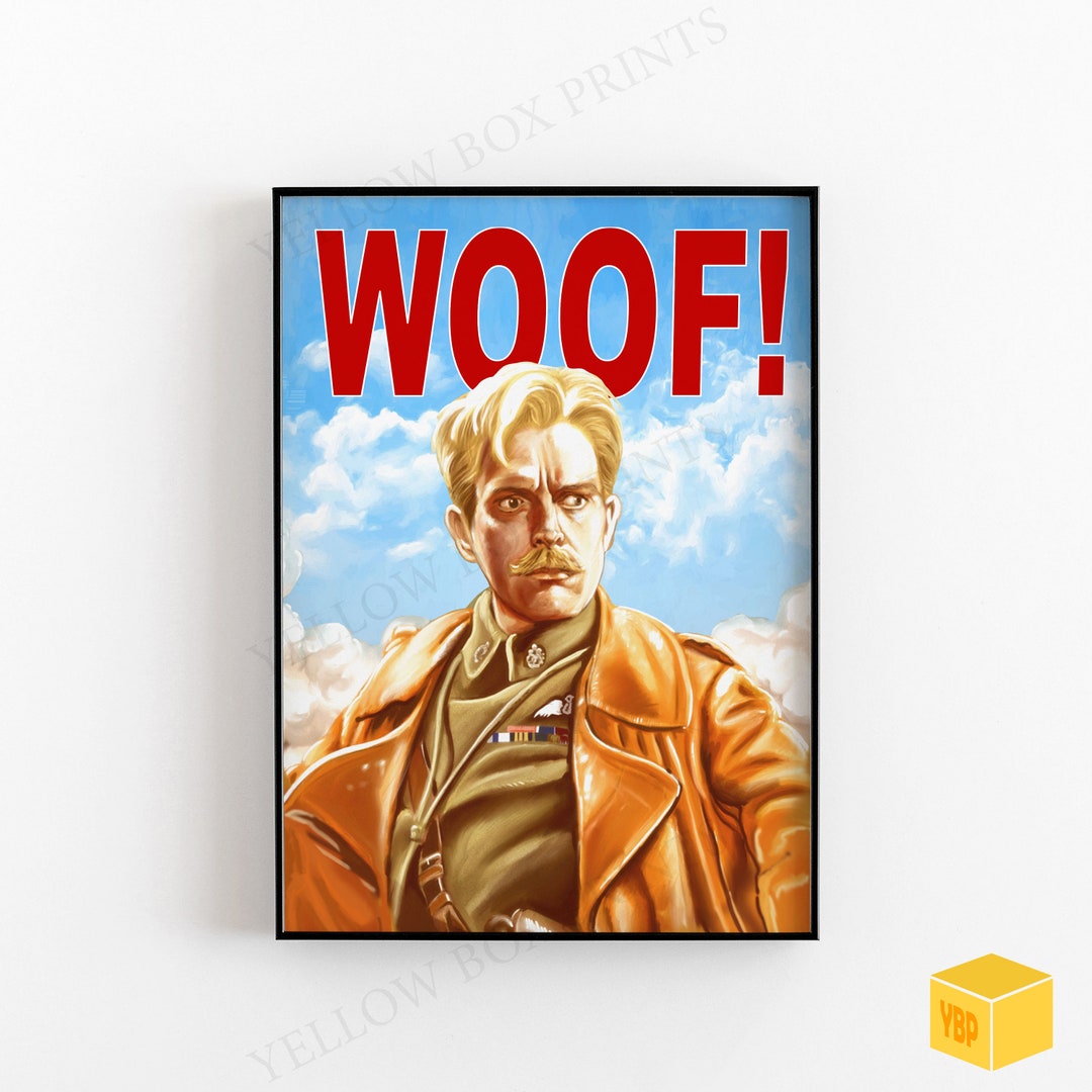 BLACKADDER Lord Flashheart Portrait ' WOOF! , Rik Mayall, Classic ...