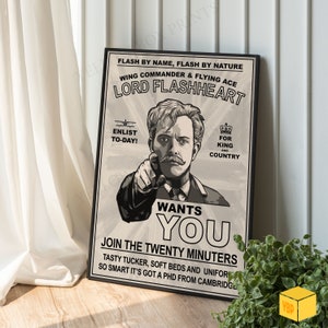 BLACKADDER Goes Forth, Lord Flashheart Wants You, the Twenty Minuters ...