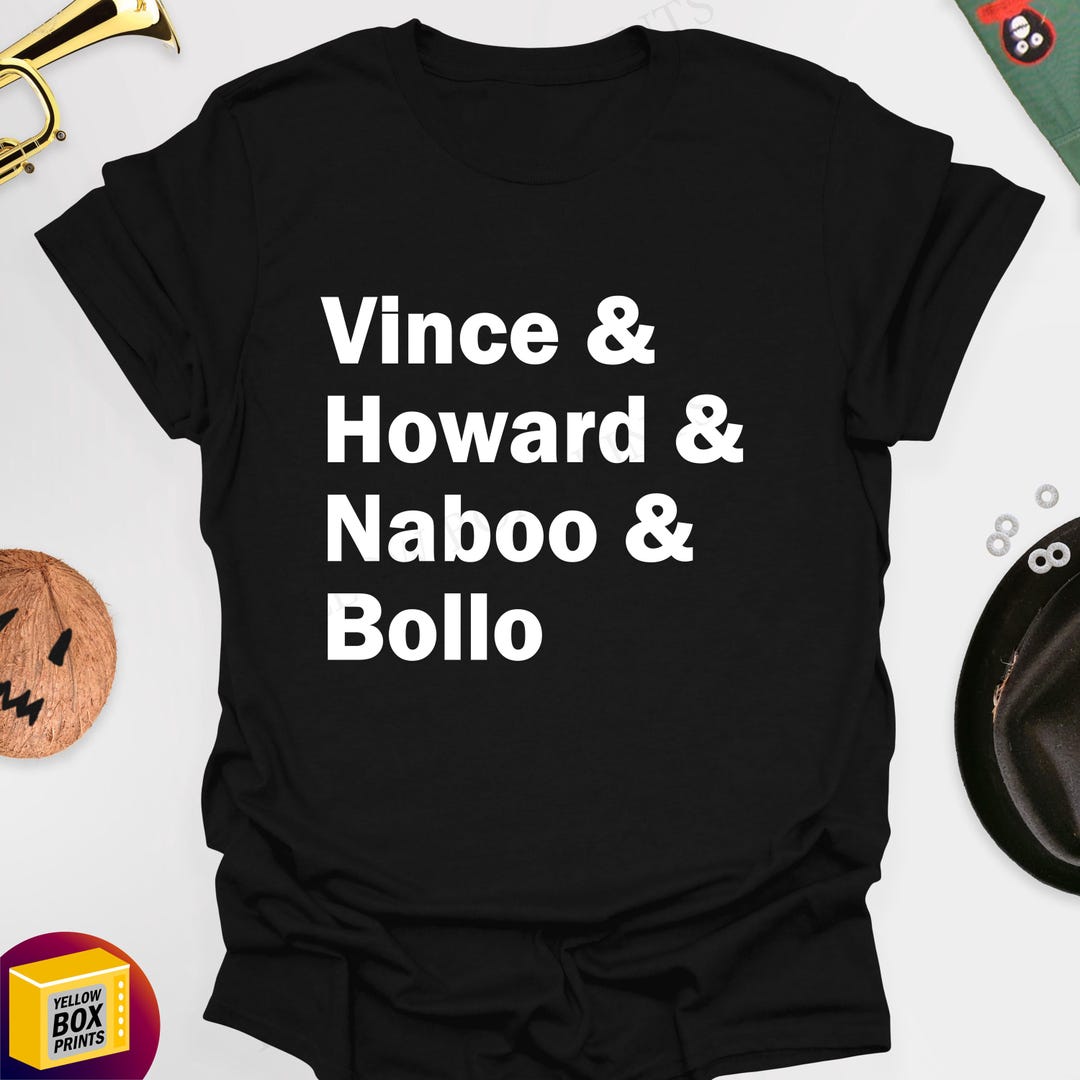 Vince, Howard, Naboo and Bollo - the Mighty Boosh 100% Cotton Unisex ...