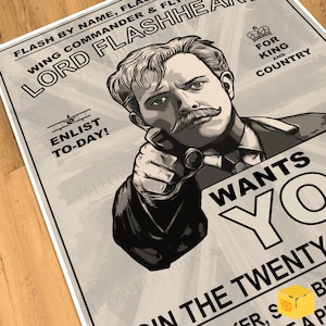 BLACKADDER Goes Forth, Lord Flashheart Wants You, the Twenty Minuters ...