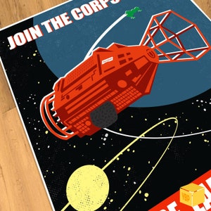 Join the Corps JMC Recruitment - RED DWARF Poster Print - Available in ...