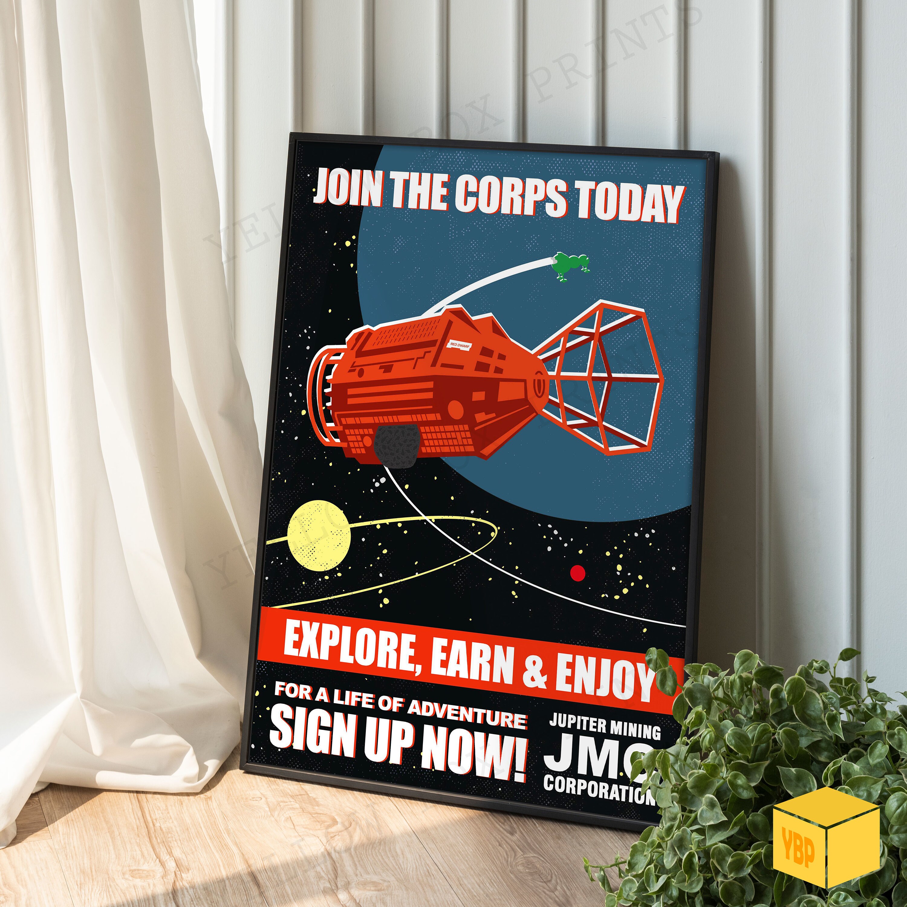 Join the Corps JMC Recruitment - RED DWARF Poster Print - Available in ...