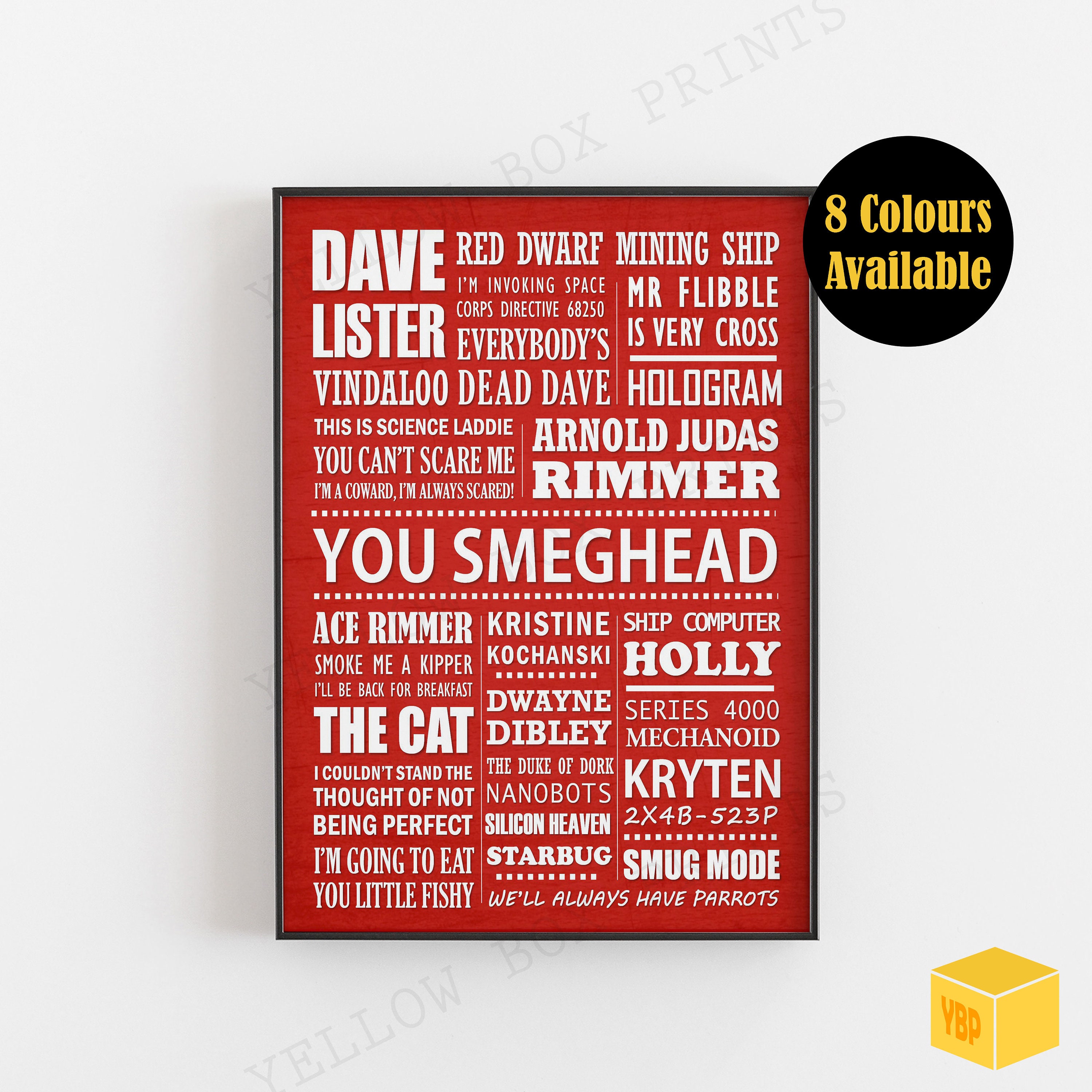 Red Dwarf Food Quotes