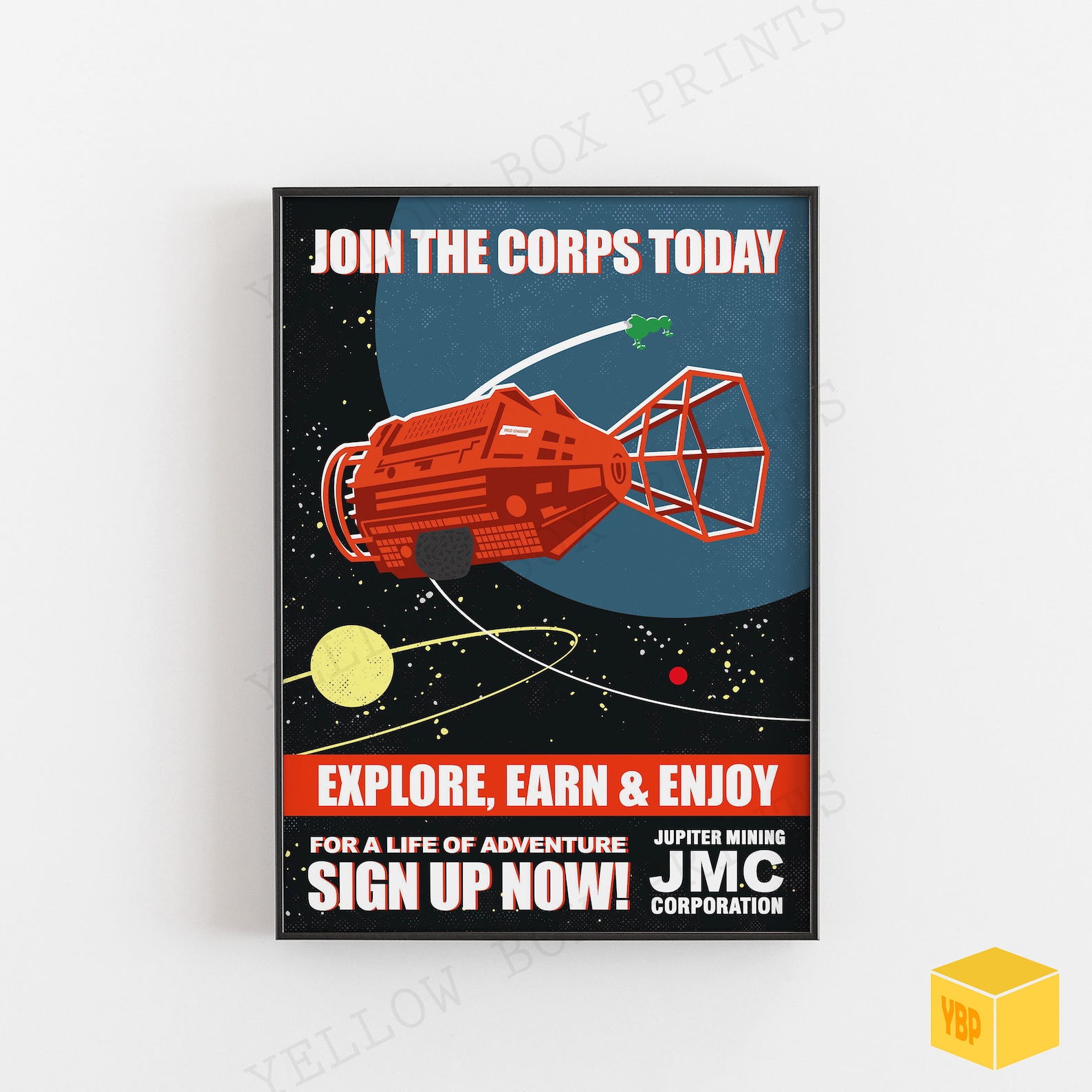 Join the Corps JMC Recruitment - RED DWARF Poster Print - Available in ...