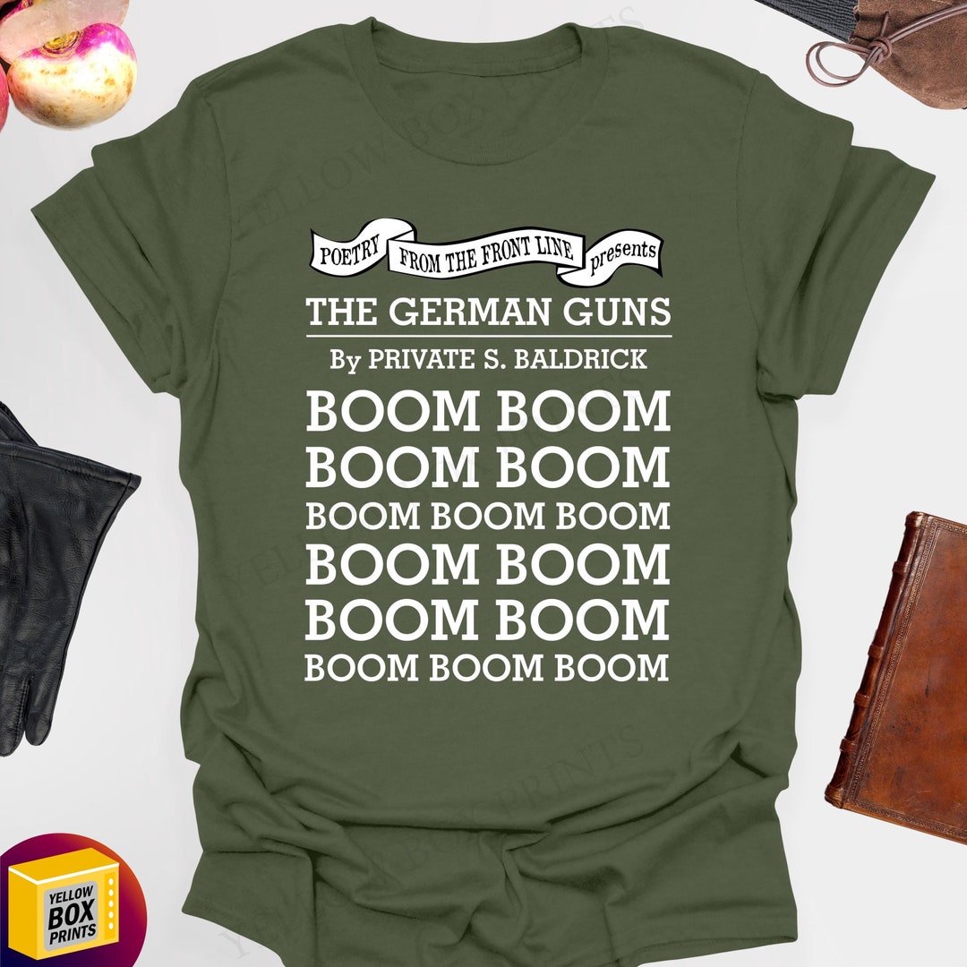 Baldricks War Poem, Boom Boom Boom / the German Guns - Blackadder 100% ...