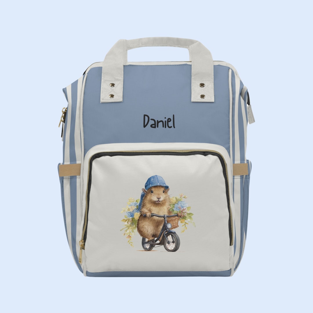 Custom Capybara Travel Bag, Capybara, Personalized Diaper Bag, Capybara ...