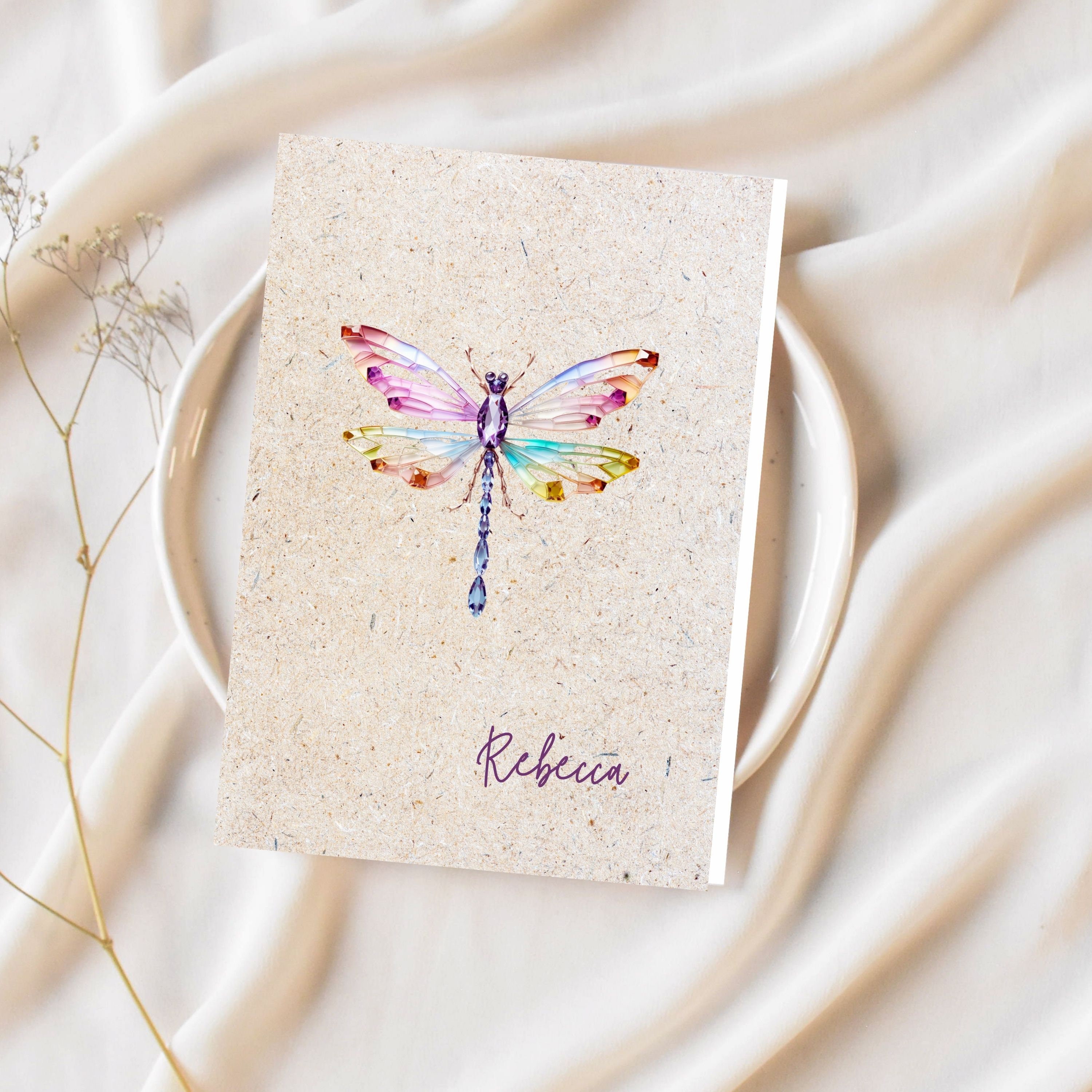 Personalized Dragonfly Journal Diary, Dragonfly Gifts, Nature Lover ...