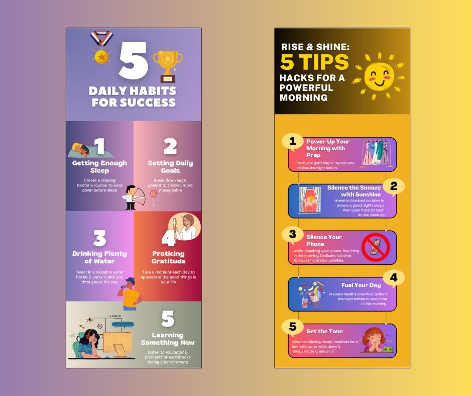 3 Editable Canva Infographic Templates | Business, Study, and ...