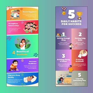 3 Editable Canva Infographic Templates | Business, Study, and ...