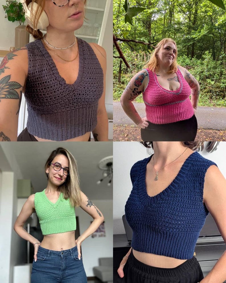 Velaris Crochet Top Pattern - Etsy