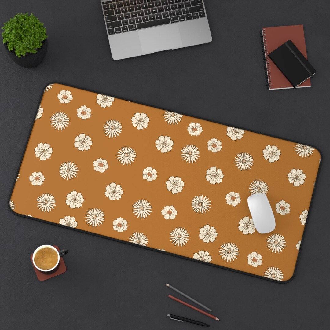 Desk Mat, Nature Desk Mat, Floral Desk Mat, Plant Desk Mat, Desk ...