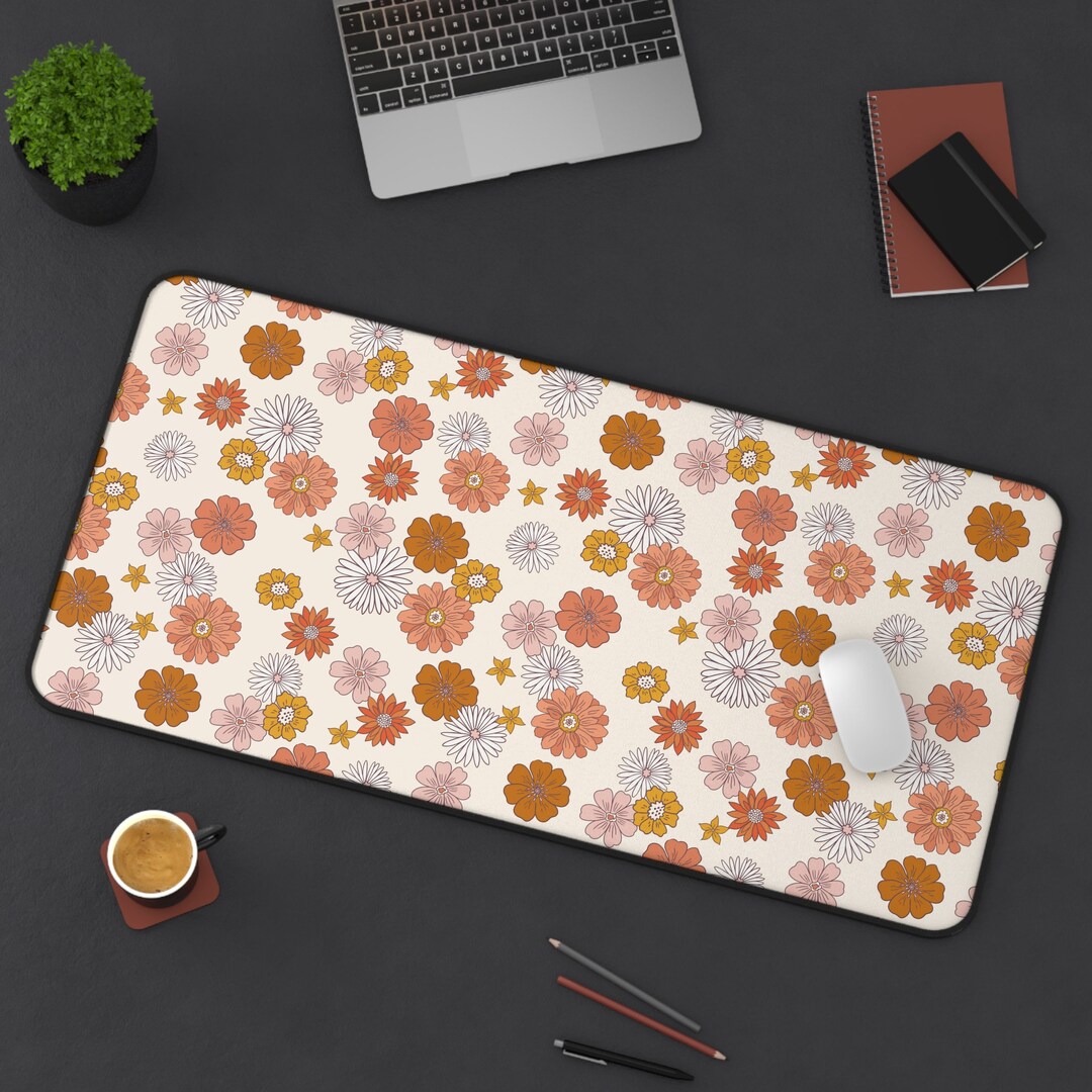 Desk Mat, Nature Desk Mat, Floral Desk Mat, Plant Desk Mat, Desk ...