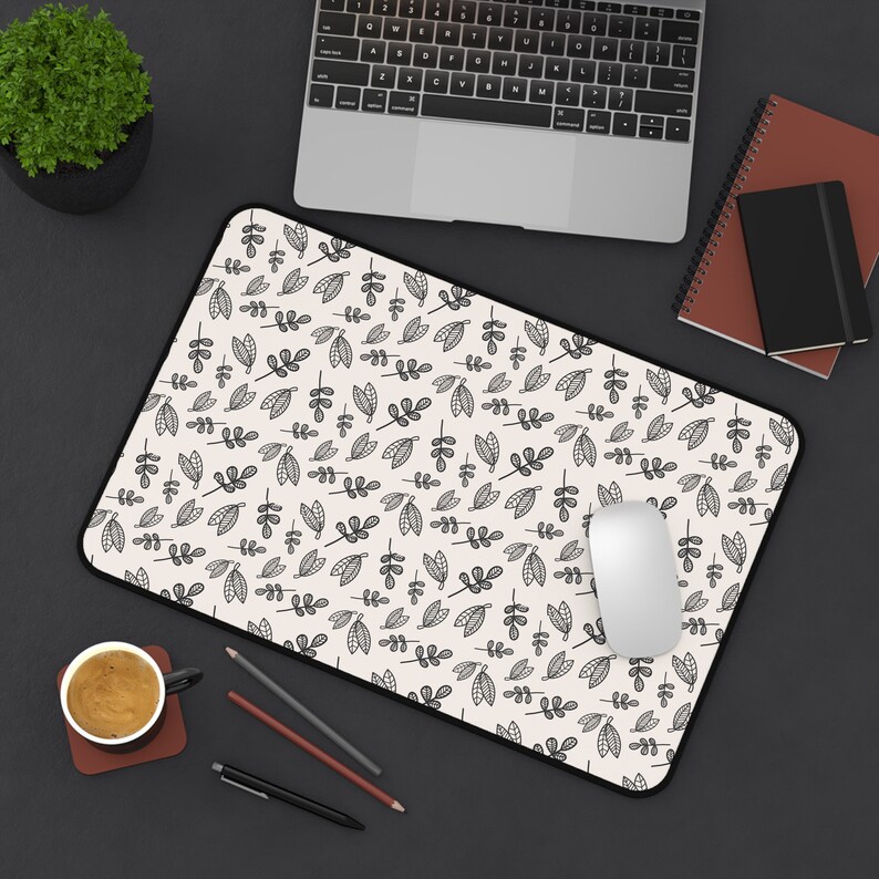 Desk Mat, Nature Desk Mat, Floral Desk Mat, Plant Desk Mat, Desk ...