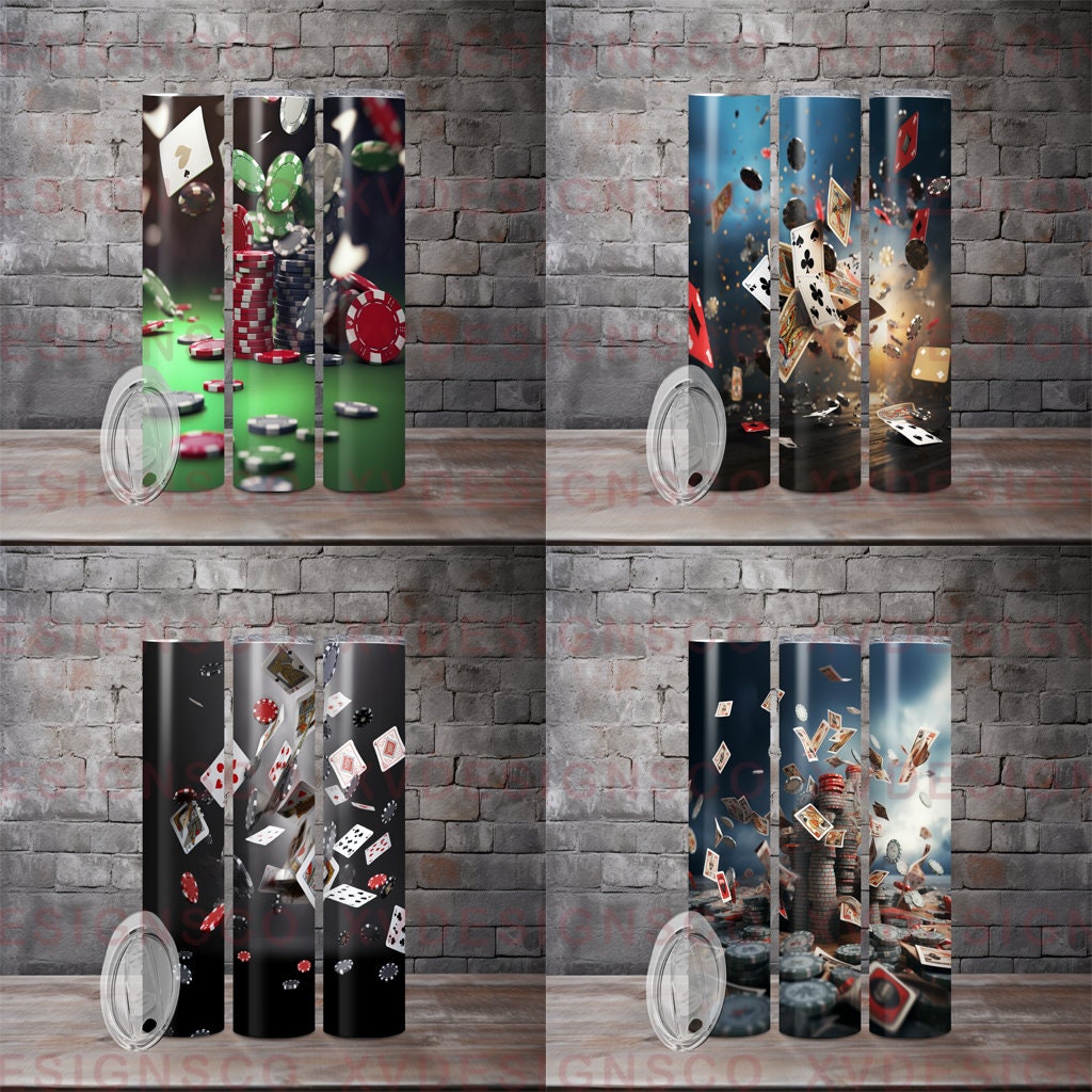 3D Playing Cards Bundle, Tumbler Wrap Bundle, 3D Playing Cards PNG, 3d ...