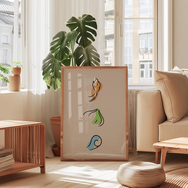 Simple Pokemon Poster Line Art Watercolor - 151 - Starters - 1st Gen ...