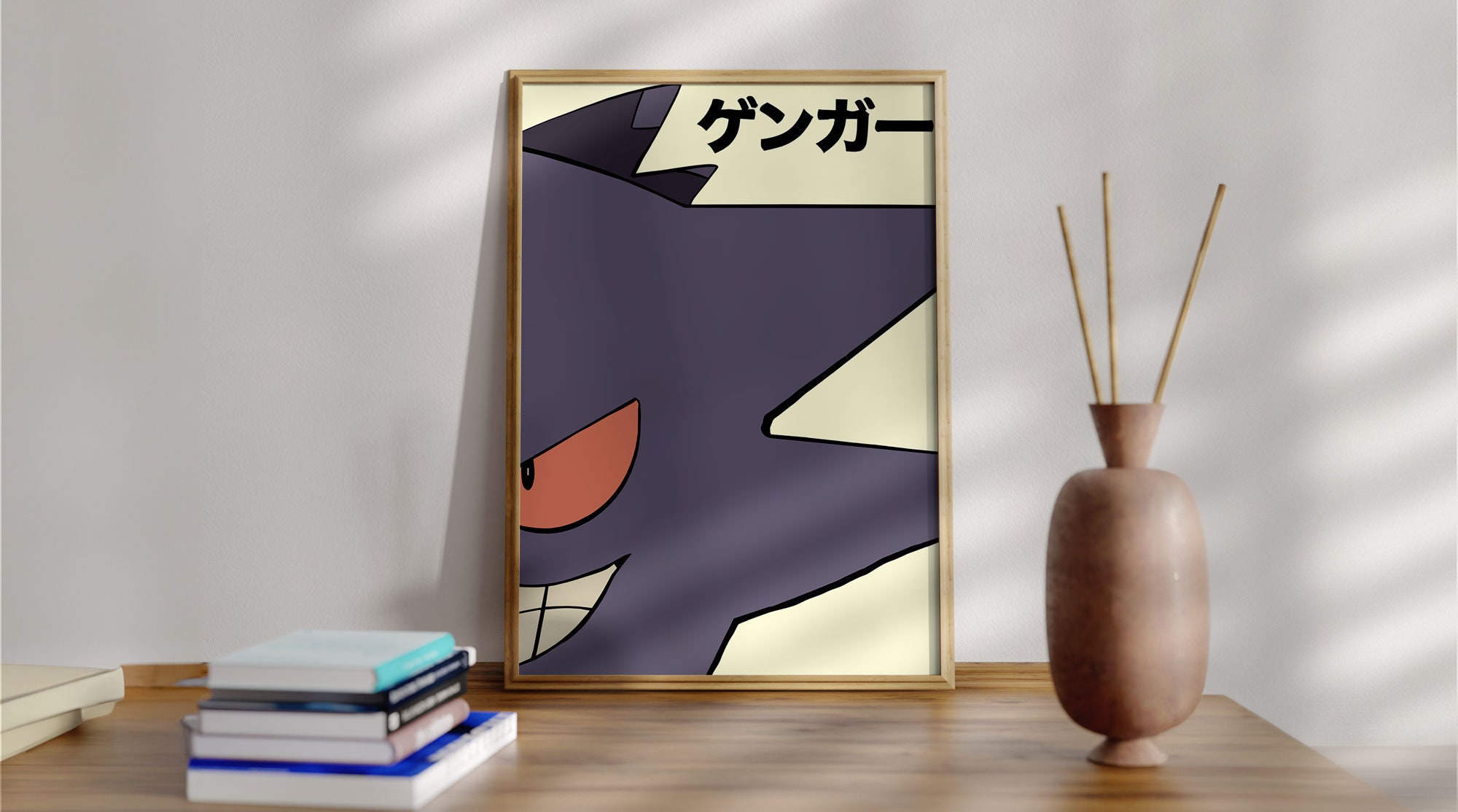 Japanese Pokemon Poster Set Charizard Pikachu Gengar Ash Ketchum ...